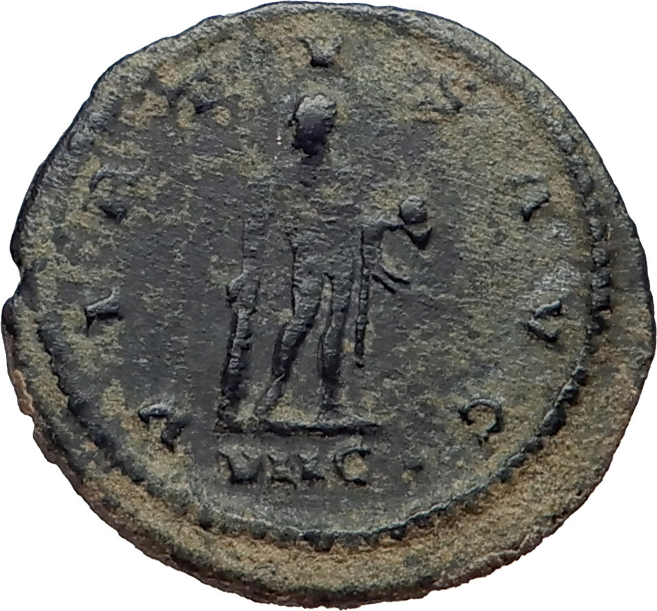 GALLIENUS 266AD Hercules 11th Labor Hesprides Apple Roman Coin RARE ...