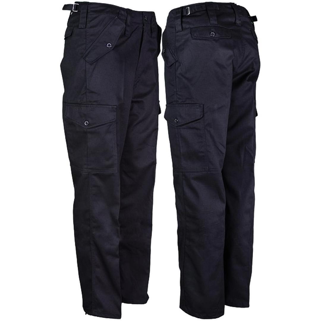 Mens Combat Cargo Work Trousers Heavy Duty Multi Pockets Pants All Size ...