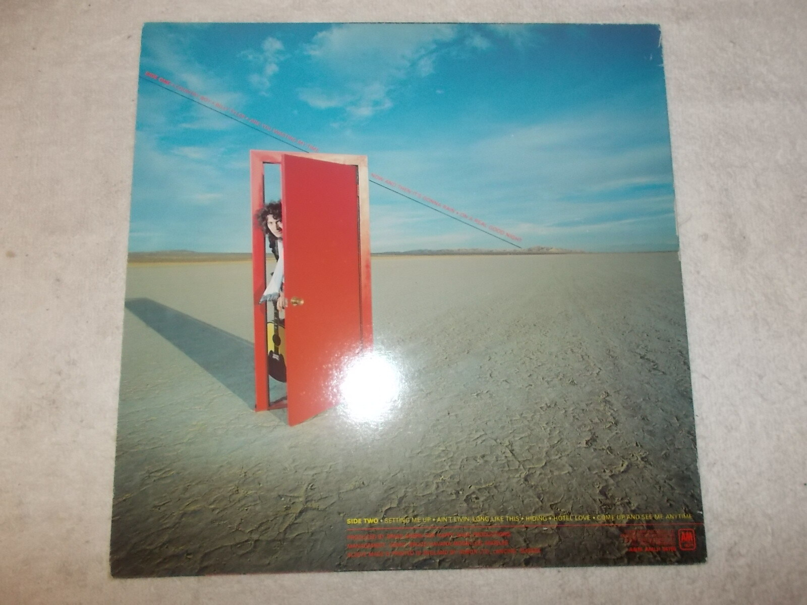 Vinyl 12 inch LP Record Album Albert Lee Hiding 1979 | eBay