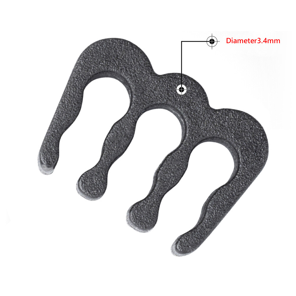 24pcs 6/8/24 Pin Cable Comb for 3.0-3.6mm PC Power Cables Wiring (Black ...