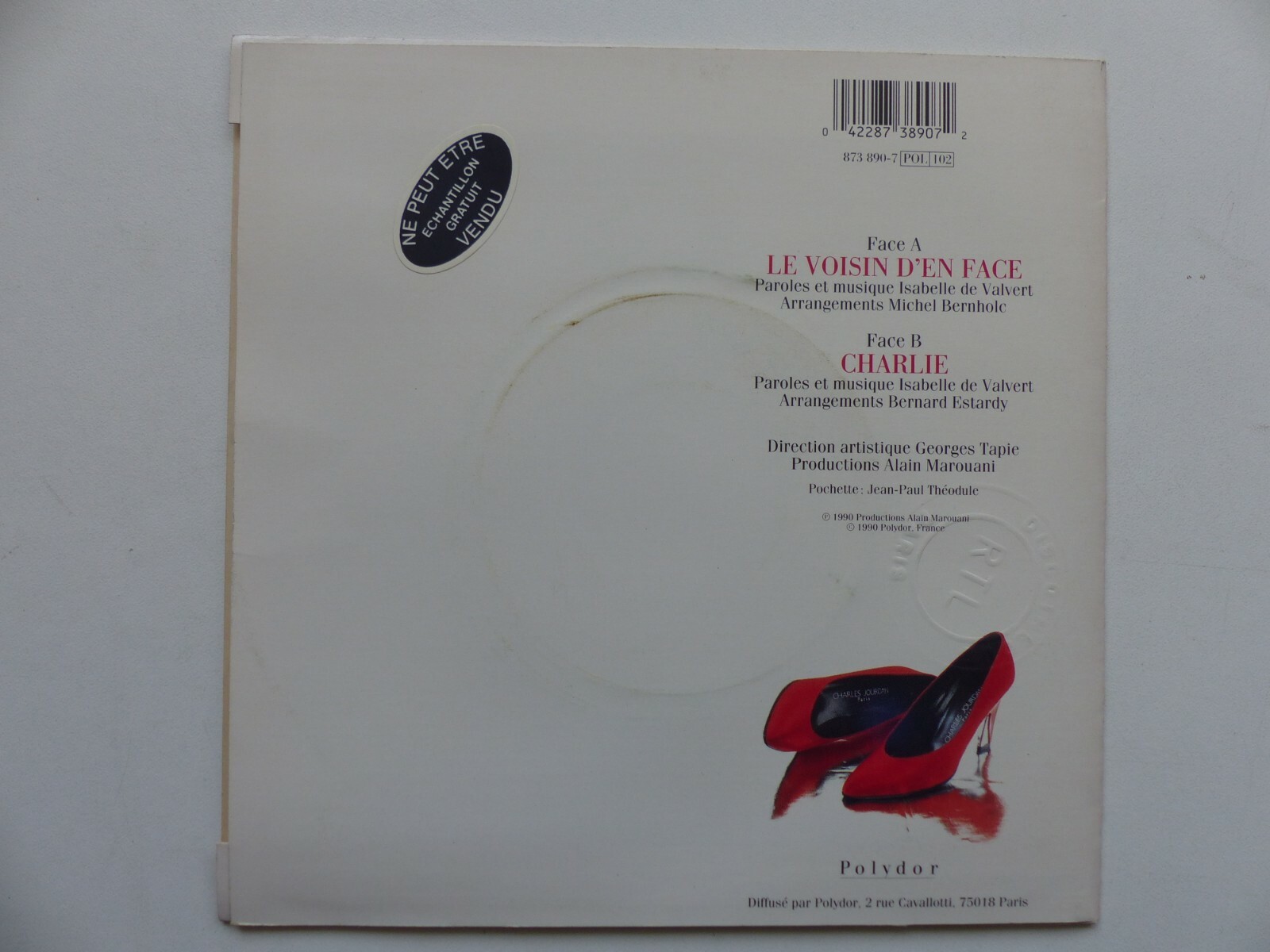 Isabel De Valvert – Le Voisin D'En Face Polydor – 873 890 7 | eBay