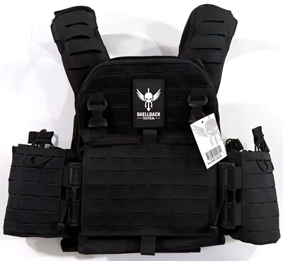 SMALL / MEDIUM SHELLBACK TACTICAL BANSHEE ELITE 3.0 PLATE CARRIER BLACK ...