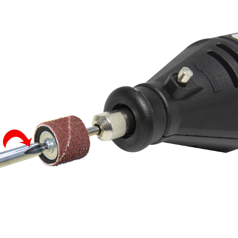 1/4" Drum Sander Set for Dremel, Grit 80 120 240 320 400 600 Mini ...