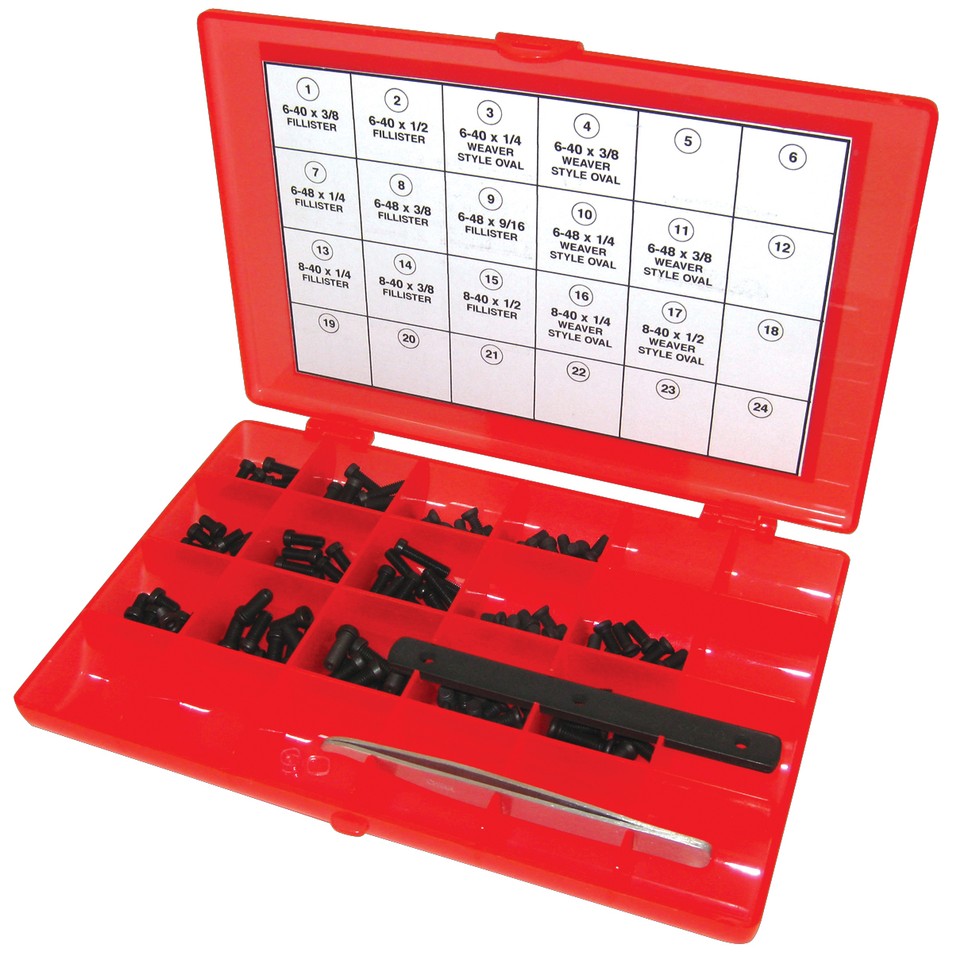 Master Gunsmith Screw Kits -- Firearm, scope ring, base, or plug screw ...