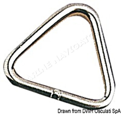OSCULATI Pack of 10 Triangle Ring 5x45 mm | eBay