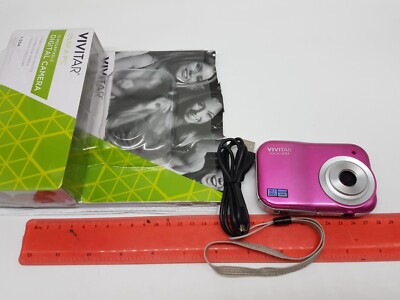 Pink 10mp Vivitar Digital Camera X054 | eBay Australia