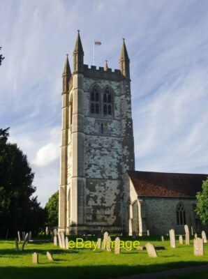 Photo 6x4 Farnham: the tower of St Andrew's church Seen from the south ...