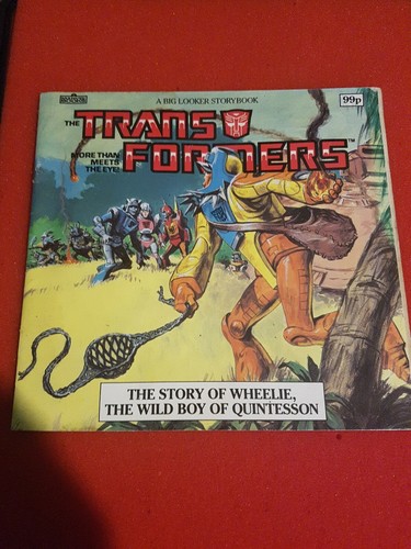 Transformers The Story Of Wheelie Book Illustrated Earl Norem | eBay