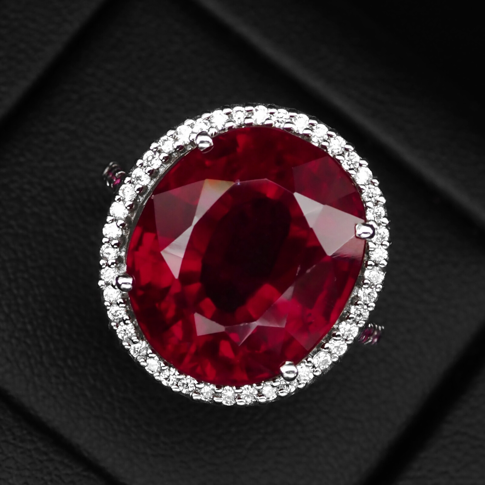 Charming Blood Red Ruby Rare 21.70Ct 925 Sterling Silver Handmade Ring ...