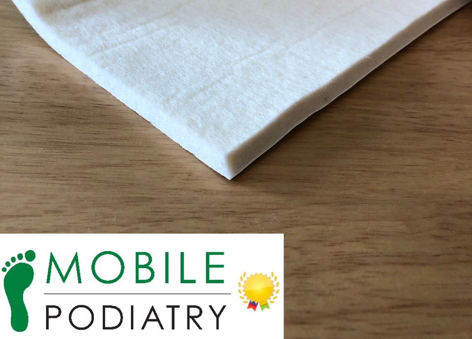 Hapla Semi-Compressed Chiropody Felt Sheet (3mm, 5mm, 7mm, 10mm) | eBay UK