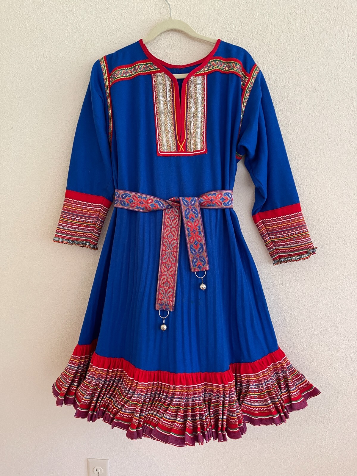 Authentic Norwegian SAMI KOFTE SAAMI GAKTI ( BUNAD ) SCARF BELT Lapland ...