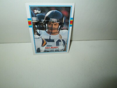 RAY BERRY 1989 Football Card Topps #80 Rookie Rc MINNESOTA VIKINGS ...