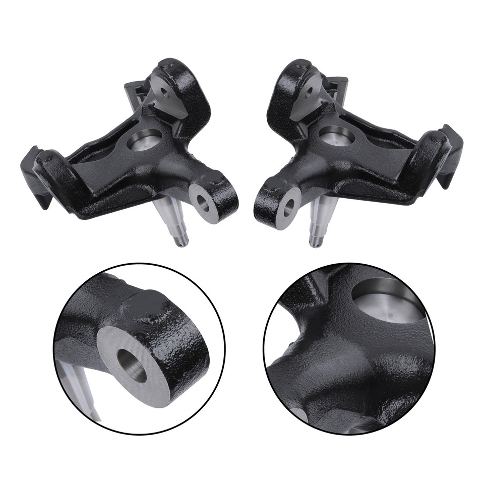 Front 3' Drop Spindles Steering Knuckle Fit For Chevy GMC C30 C3500 2WD ...