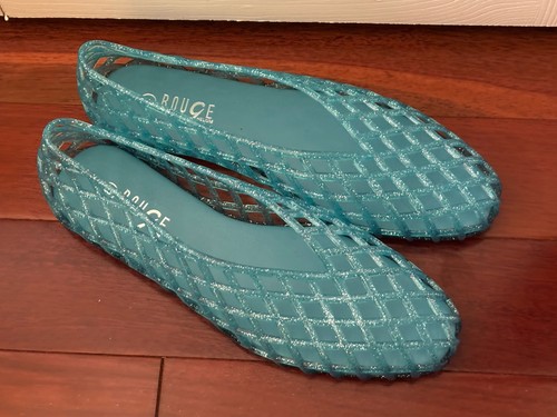 Plastic/synthetic Rouge Helium shoes, blue/turquoise, translucent ...
