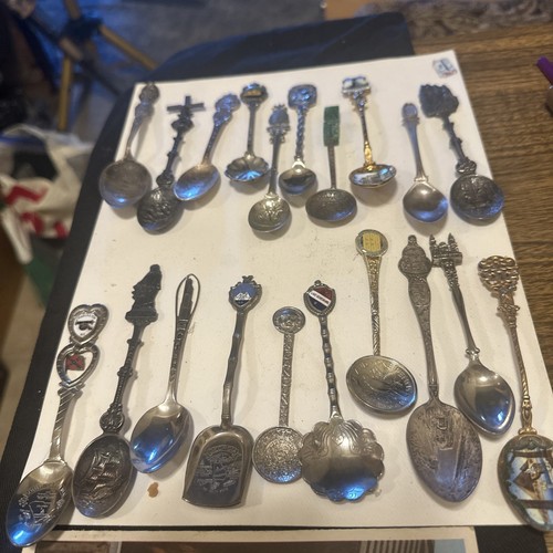 Lot Of 21 Vintage Spoons Random Collection Various Designs | eBay
