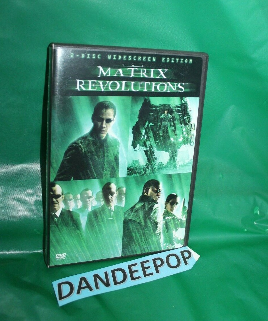 The Matrix Revolutions (DVD, 2004, 2-Disc Set) Movie Keanu Reeves ...