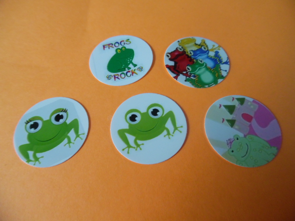 Pre Cut One Inch Bottle Cap Images FROG Free Shipping | eBay
