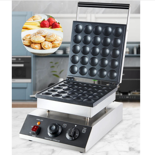 Dutch Muffin 25 holes Mini Round Cake Machine Commercial Street Food ...