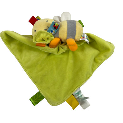 A12 Taggies Bee Green Blanket Plush 12" Stuffed Toy Lovey | eBay