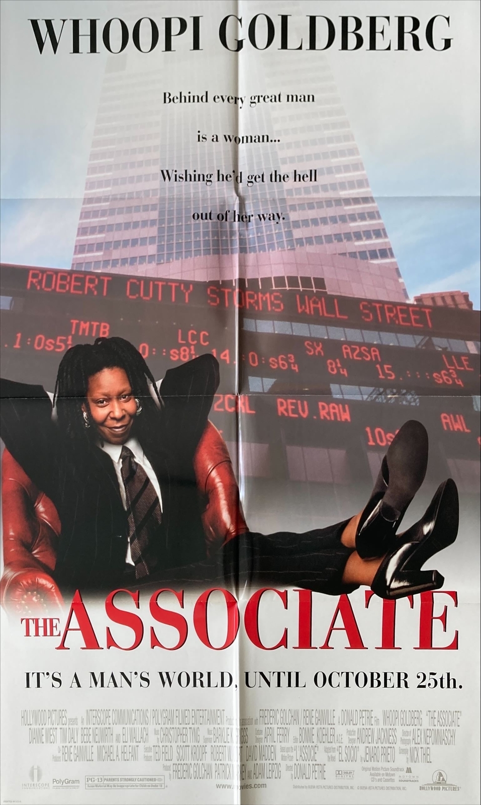 The Associate DS advance one-sheet movie poster '96 Whoopi Goldberg | eBay