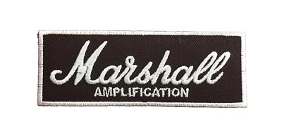 MARSHALL AMP AMPLIFIER GUITAR ROCK HEAVY METAL MUSIC IRON ON PATCH BADGE | eBay