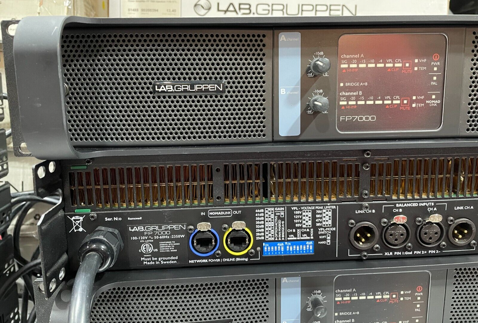 4ch Lab Gruppen FP10000Q Power Amp 10000W #2468 (One)THS | eBay