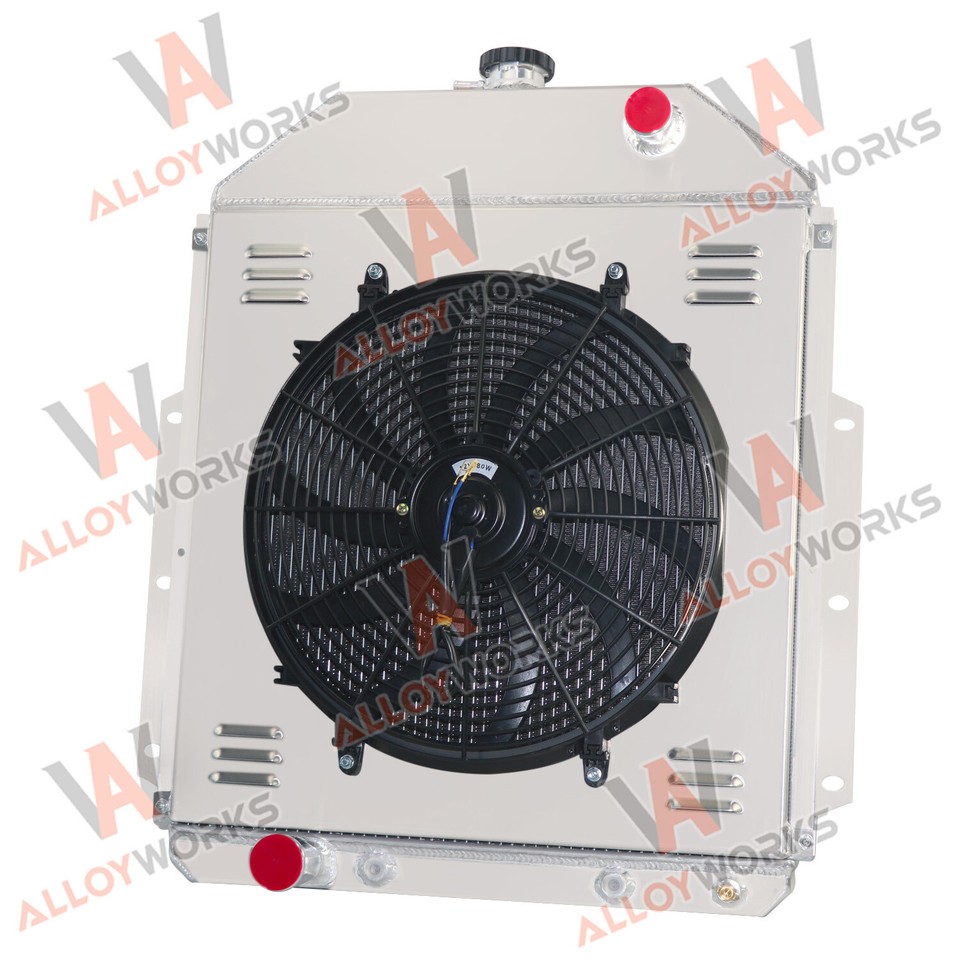 For 1942-1952 1948 Ford F1 F2 F3 F4 Truck Ford Engine 4 Row Radiator ...