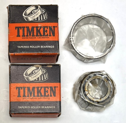 Genuine Timken-Set Of 2 Pieces ( LM11949 & LM11910) Bearing Cup & Cone ...