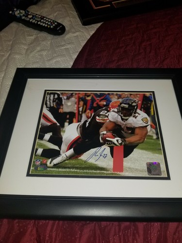 Ravens Ray Rice Autographed Framed Color 8x10 Photo | eBay
