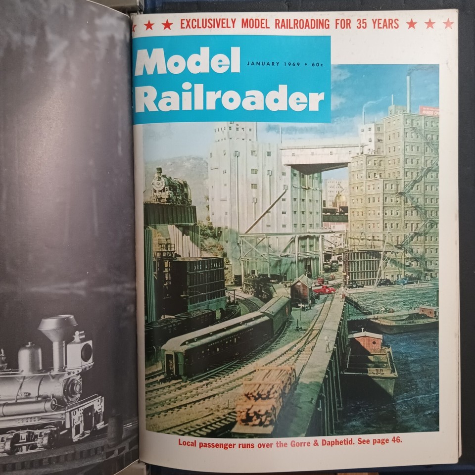 Model Railroader Magazine Complete Year 1969, 12 Issues + Binder + Free ...
