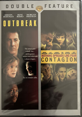 Outbreak-Contagion-Double Feature-DVD-Thriller-Dustin Hoffman-Matt ...