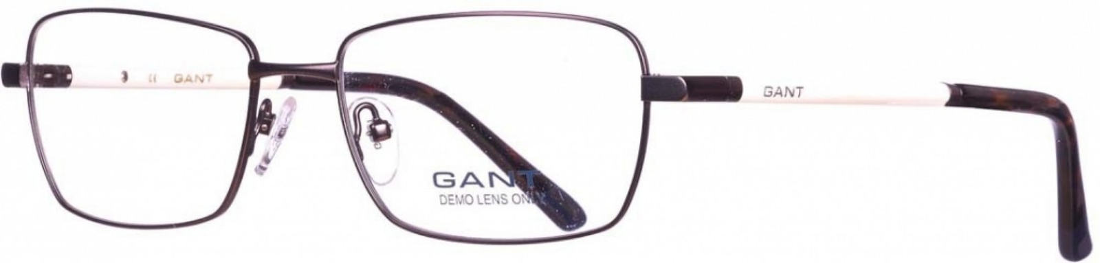 GANT Men's Rectangular G3007 Eyeglass Frames 54-17-145 -Satin Gunmetal ...