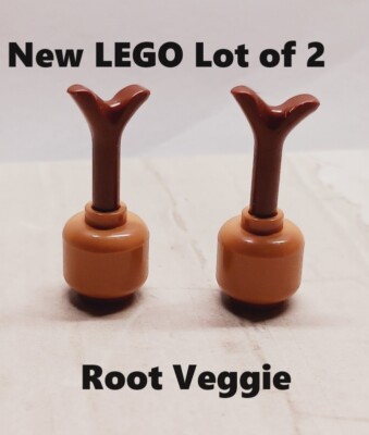 New LEGO Vegetable Root Lot of 2 Turnips Potato Rutabaga VEGAN Garden ...