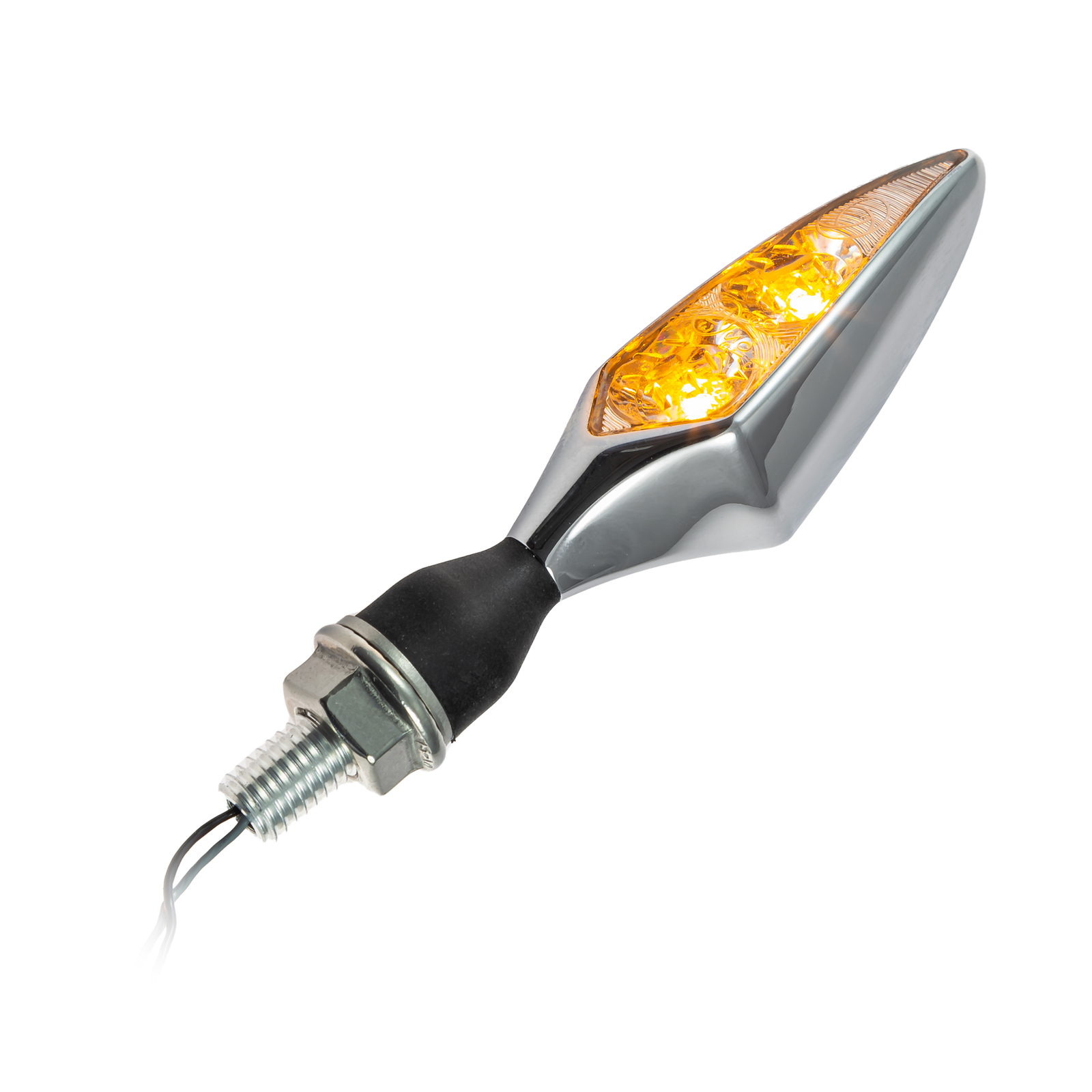 Kellerman Rhombus DF LED Indicator with integrated Rear and Brake light chrome | eBay