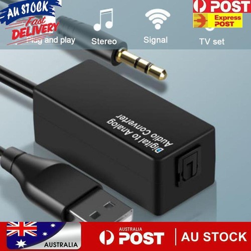 D15 DAC Digital to Optical Fiber Analog Audio Converter USB Decoder ...