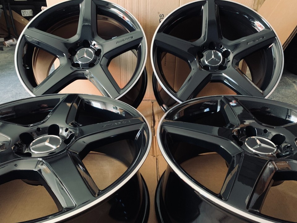 Orig. AMG Rims 19 " Black Mercedes CLS63 CLS55 C219 W211 R230 SL55 SL63 ...