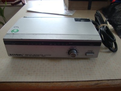 Samson Wireless Micriphone VHF FM Receiver SMR-1 | eBay