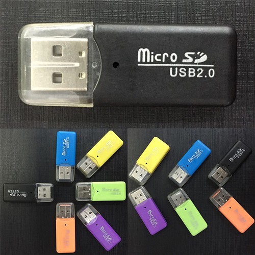 Hot Mini USB SD/MMC Memory Card Reader 480Mbps For Computer Laptop USB ...