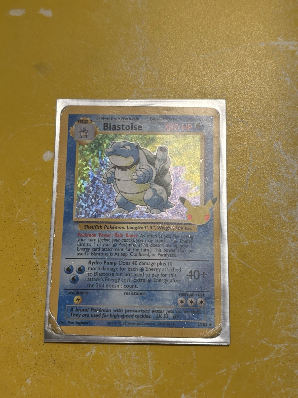 RARE! Blastoise Pokémon Card! MID CONDITION! | eBay