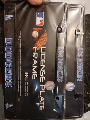 New Rico Industries MLB Los Angeles Dodgers Bling Chrome License Plate ...