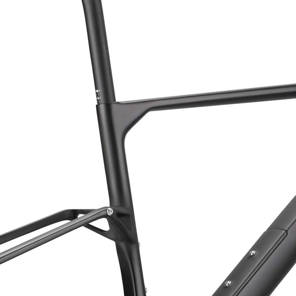 Airwolf Carbon Aero Gravel Frame T1100 700x50c UDH Disc Road/Cyclocross ...