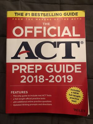 The Official ACT Prep Guide 2018-2019 by Act Staff (2018, Trade ...