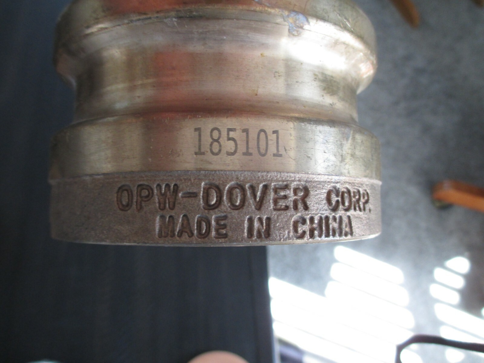 OPW Top Seal Adaptor Bronze 4" Part# 633T-4 - for sale online | eBay