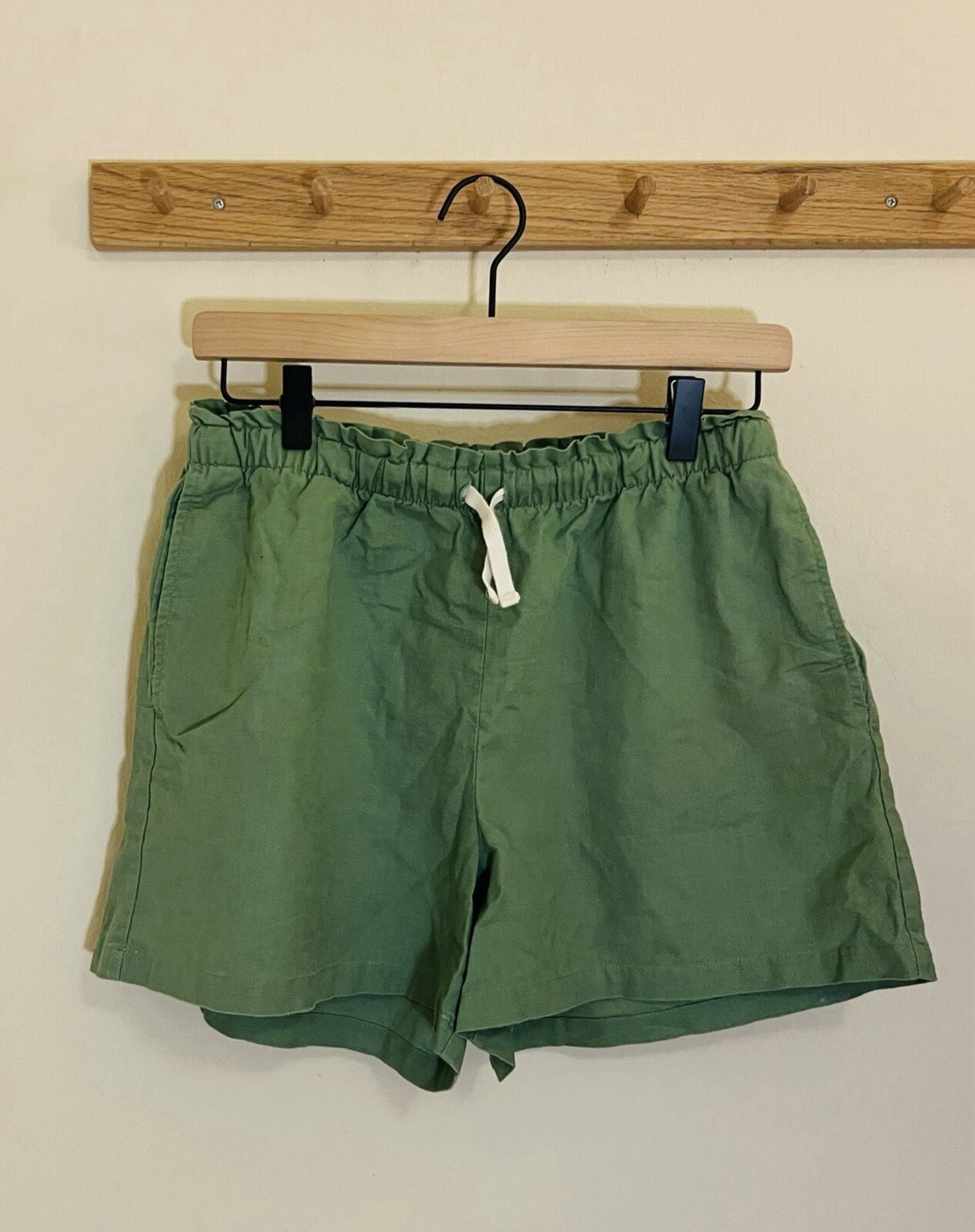 Tea Collection Linen Green Girls Shorts Size 16 | eBay