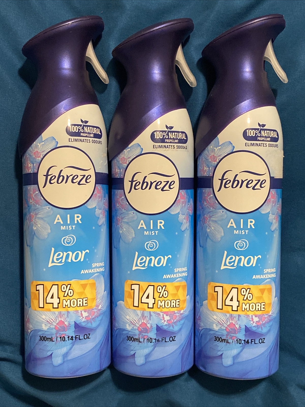 3PK Febreze Air Spring Awakening Room Spray Freshener XL Bottles 10 ...