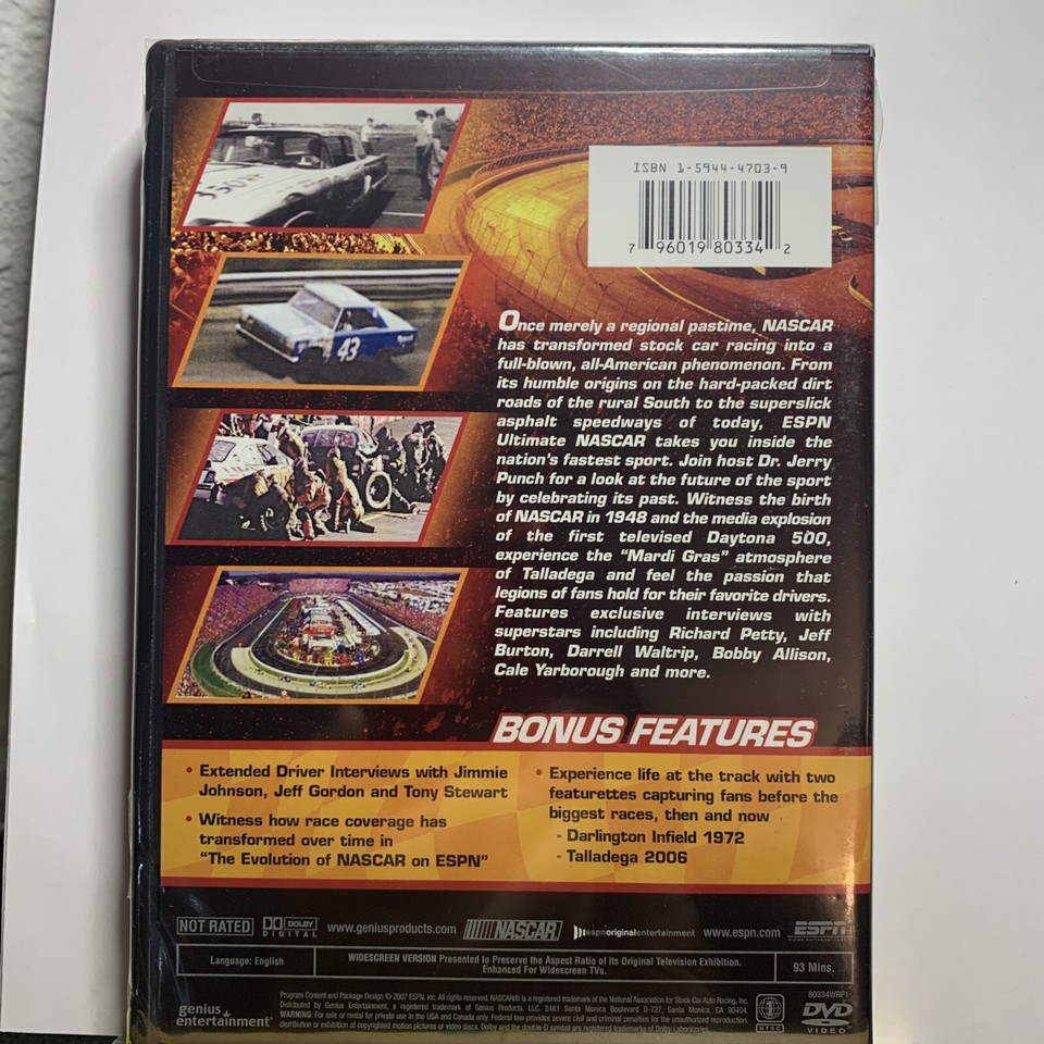 ESPN Ultimate Nascar - Vol. 1: The Explosion (DVD, 2007) 796019803342| eBay