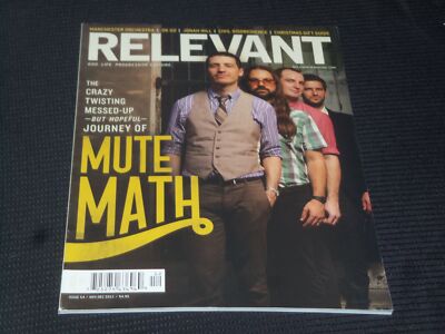 2011 NOVEMBER RELEVANT MAGAZINE - MUTE MATH FRONT COVER - L 21391 | eBay