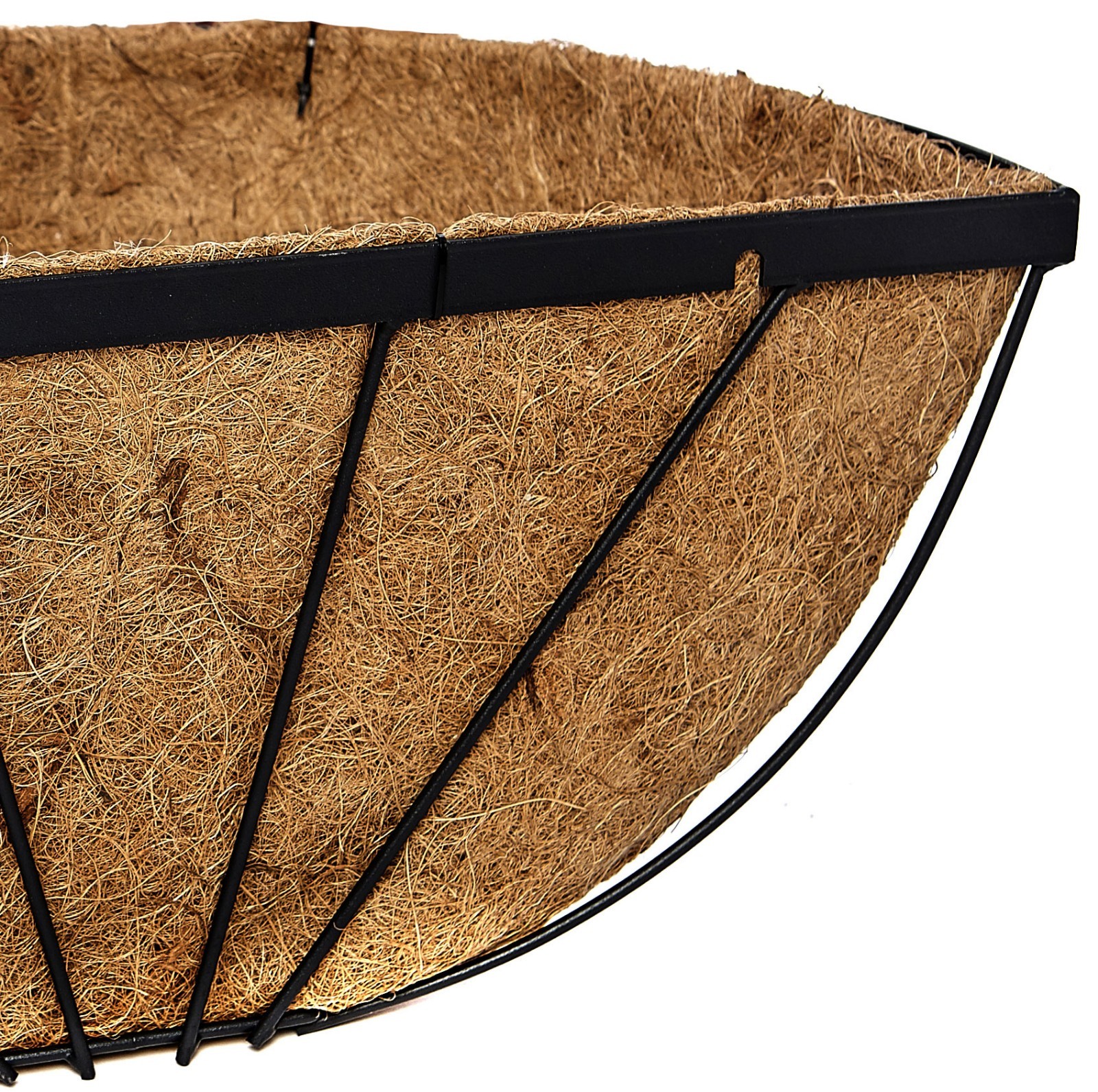 Metal Garden Wall Troughs Planter Boxes Outdoor Flower Plant Baskets ...