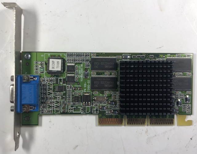 ATI Rage 128 Ultra 32mb AGP Graphics VGA Video Card 1027311602 1027-10 ...