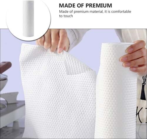 50pcs/roll Lazy Rag Disposable Cleaning Cloth Non-woven Cloth Absorbent ...